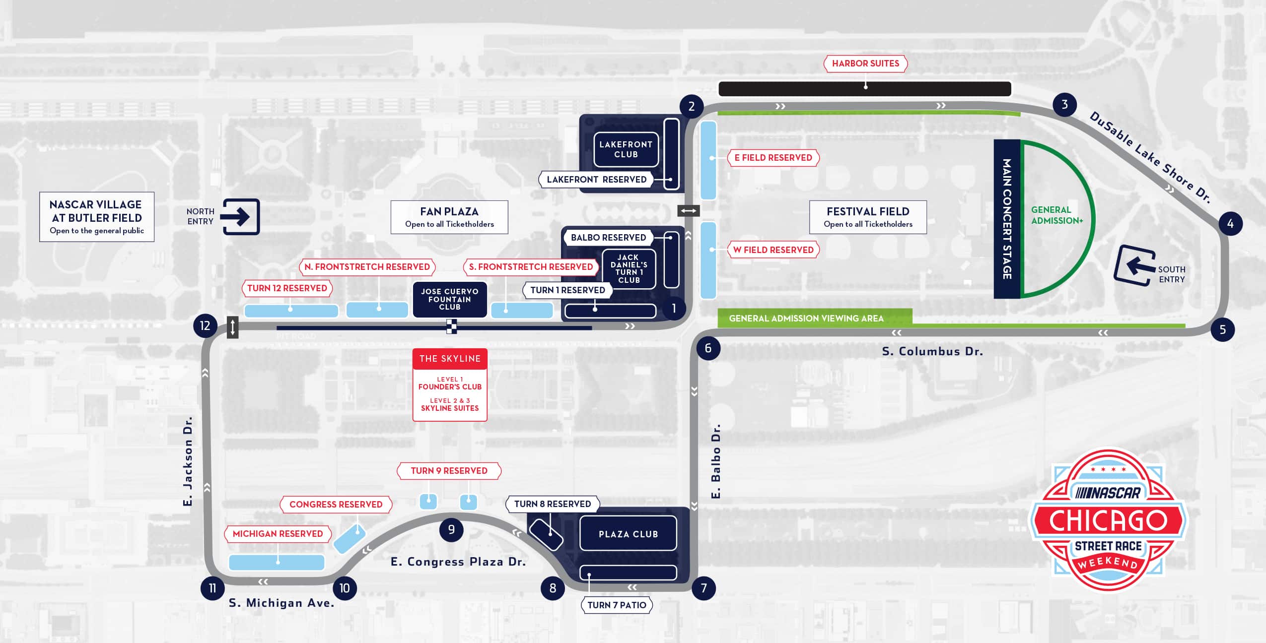 2024 NASCAR Chicago Street Race Road Closures and Safety Information ...